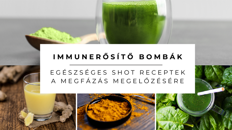 Immunerősítő bombák – Egészséges shot receptek a megfázás megelőzésére